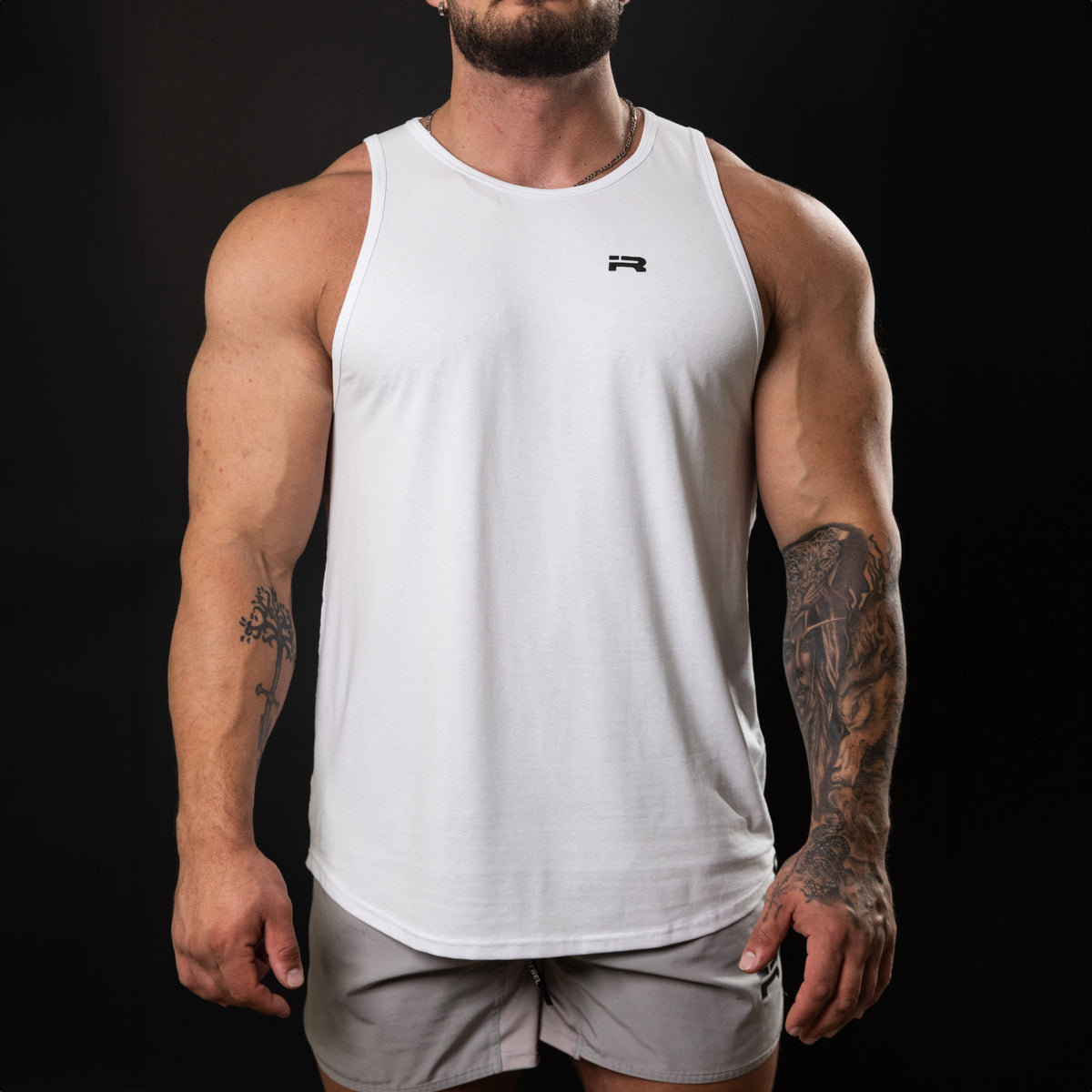 Elite Tank (White) – Iron Rebel Canada